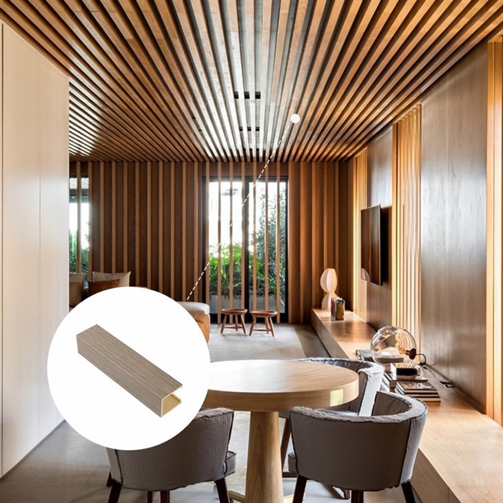 China Decorative Wood WPC Suspended Ceiling Design Decorative Interior ...